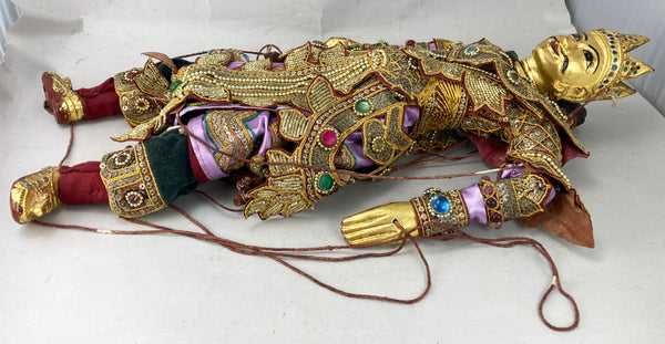 Hand-made painted wood marionette doll puppet – Natural History Books