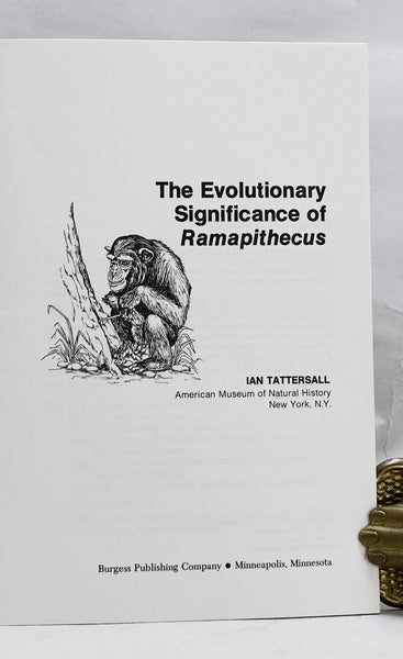 The evolutionary significance of Ramapithecus – Natural History Books